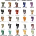 Angel Figurines, Mix 12 count Angel Figurines and Statues, Hand Carved ...
