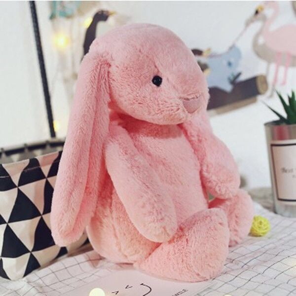 25CM Cute Transform Strawberry Rabbit Doll Plush Toy Carrot Rabbit ...