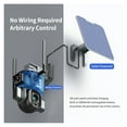4K 8MP Dual Lens Solar Camera 10X/4X Zoom Security Outdoor Camera ...