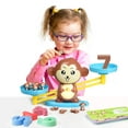 Play Brainy 65 Pc Kid's Monkey Balancing Scale and Counting Math Game ...