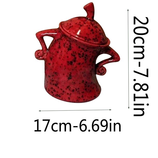 WJSXC Cute Cafe Canister,Airtight Ceramic Kitchen Storage Canisters for ...