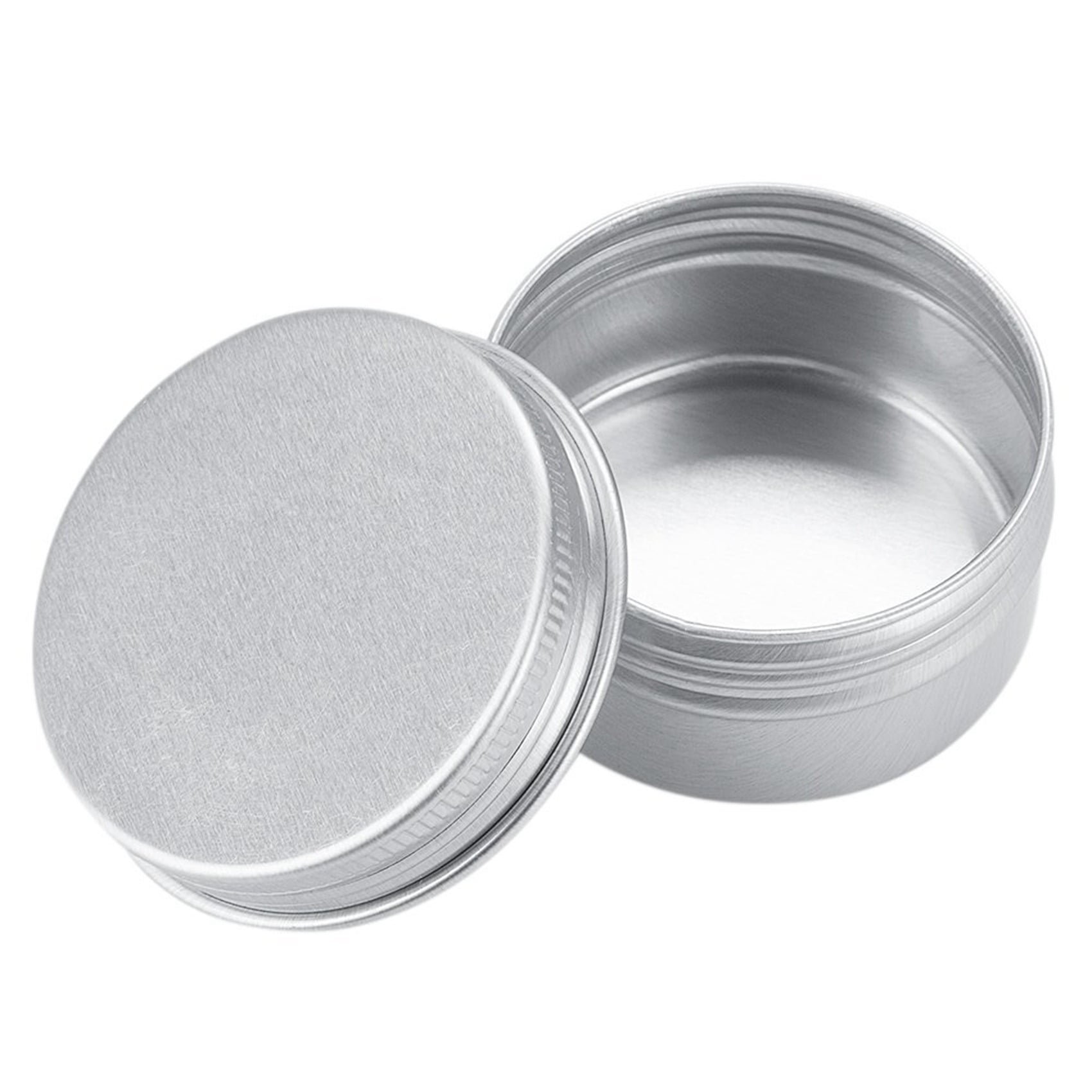 Click here for Unbranded 30ml Silver Small Aluminum Round Lip Bal... prices