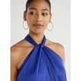 Scoop Women’s Keyhole Halter Neck Dress, Sizes XS-XXL - Walmart.com