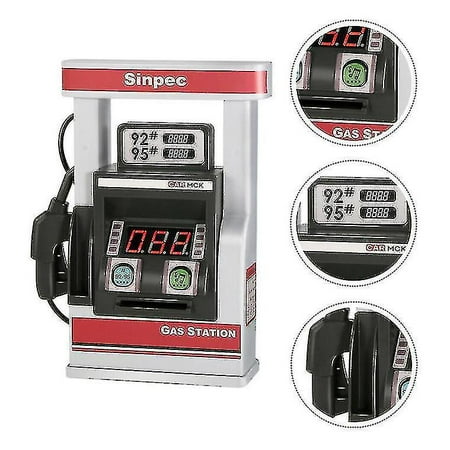 FanShow Gas Station Toy Gas Service Station Toy Simulation Gas Pump ...