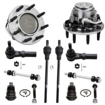 Detroit Axle - Front 10pc Suspension Kit for 03-17 Chevy Express GMC ...