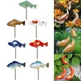 ZSIFEN Garden Koi Arts ,Fish in The Garden Sculpture,Garden Pond Lawn ...