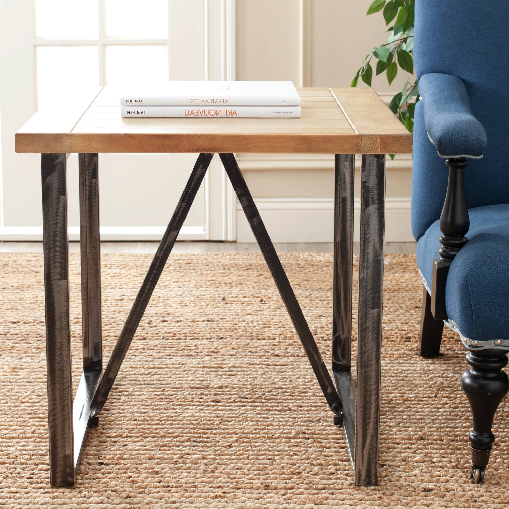 Safavieh Chase End Table, Natural - Walmart.com