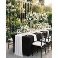 6 Pack Black Rectangle 6Ft Stretch Spandex Fitted Tablecloths for Party ...