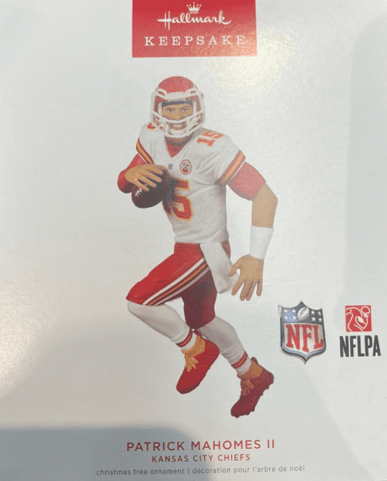 Hallmark 2022 NFL Kansas Chiefs Patrick Mahomes Christmas Ornament New ...