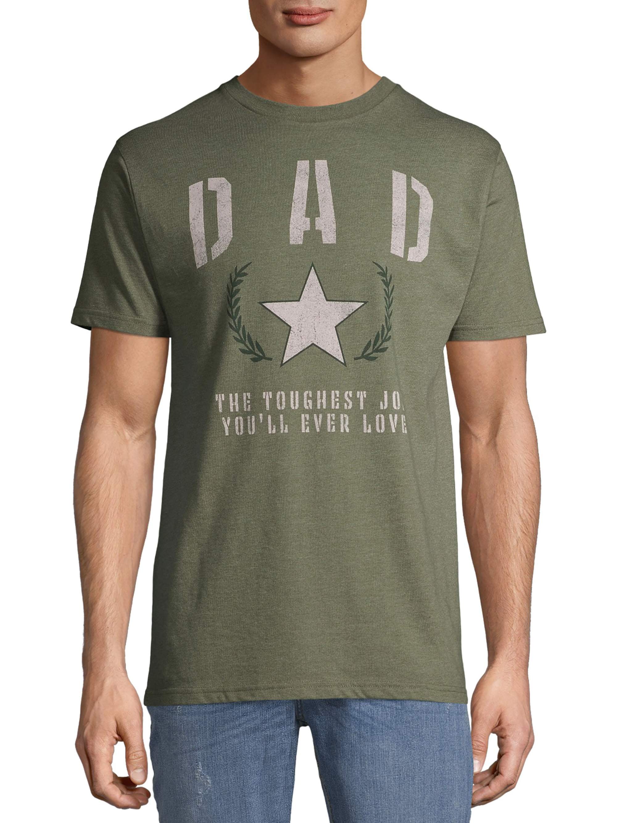 Way to Celebrate Men's Father's Day Dad Toughest Job T-Shirt - Walmart.com