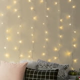 Merkury Innovations Curtain Lights, Warm White LEDs, Sound Activated ...