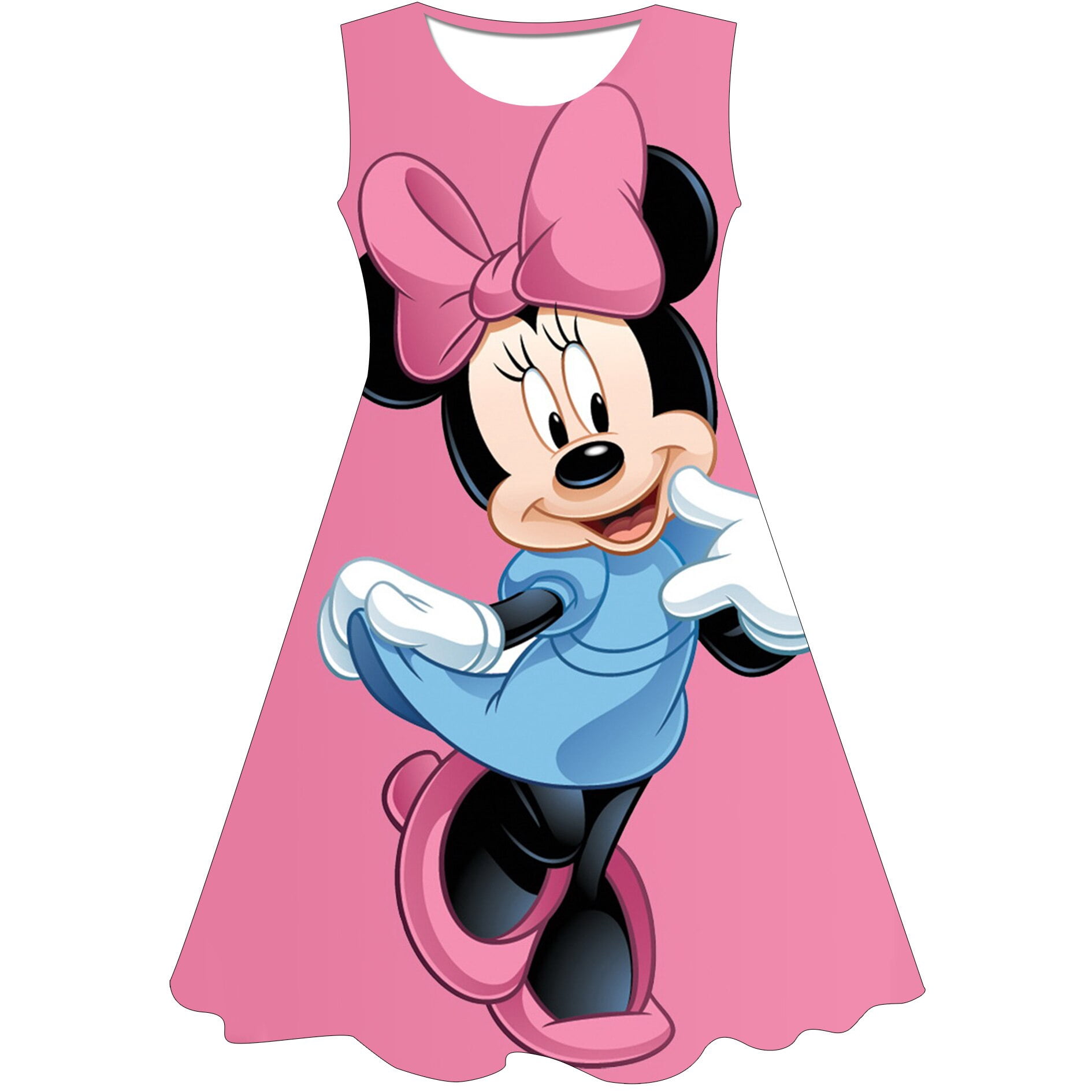 Vestidos de verano de Minnie Mouse, ropa para niños, trajes para niñas ...