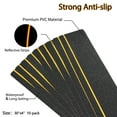 4" x 30" 10Pack Anti Slip Stair Tread with Reflective Strips,Best Grip ...