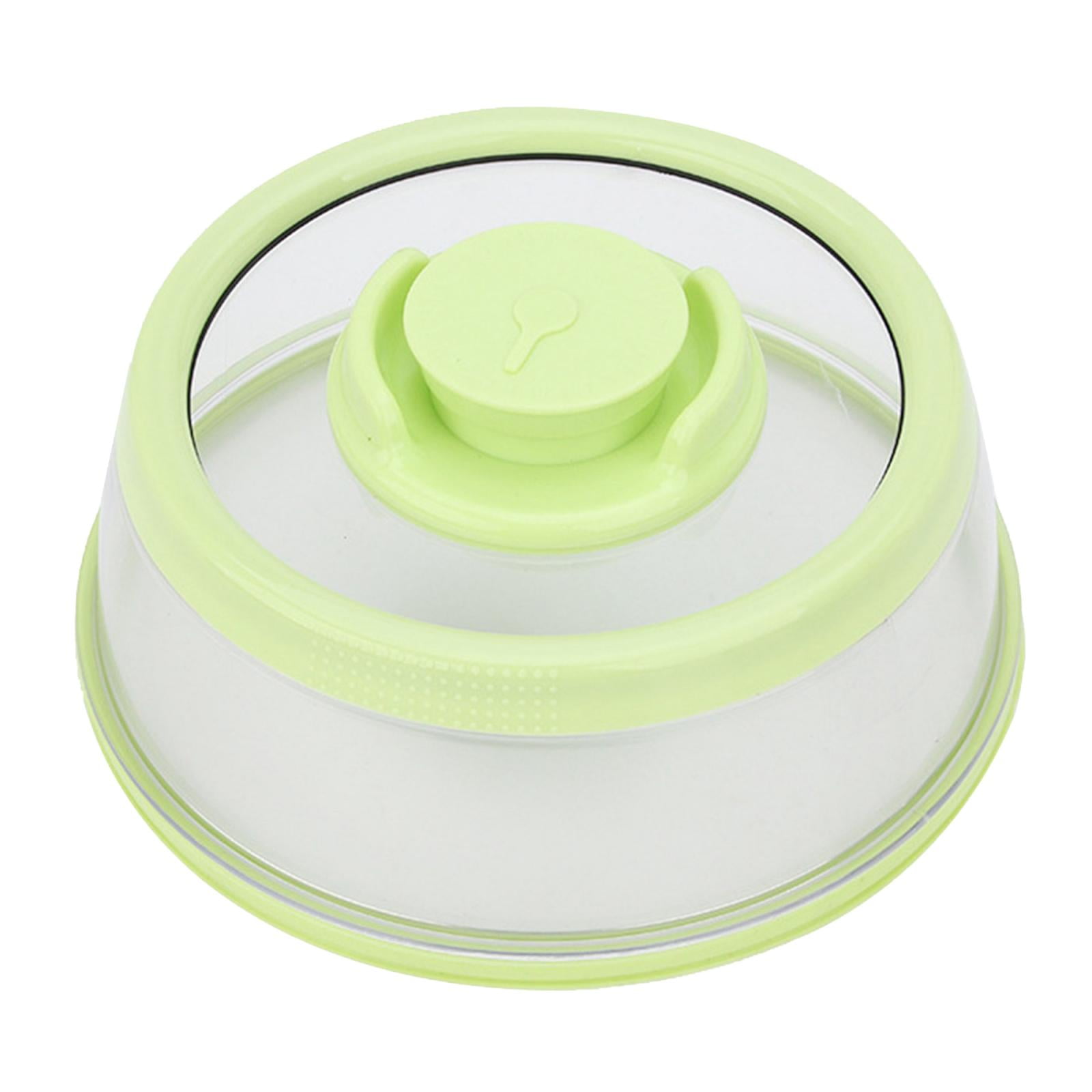 Fresh Vacuum Platter Cover Stackable Topper Microwave green - Walmart.com