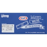 Kraft Real Mayo Mayonnaise - Small Packs, 200 Single Serve Pouches ...