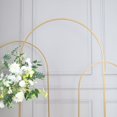 Efavormart 7ft Gold Metal Frame Wedding Arch, Round Rectangular ...