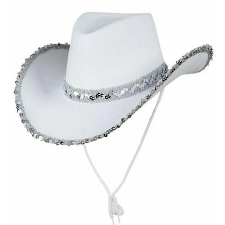 Masquerade Party Silver Brim Dick Cowboy Hat Silver Brim Crown Pink ...