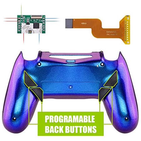 eXtremeRate Dawn Programable Remap Kit for PS4 Controller with Mod Chip & Redesigned Back Shell ...