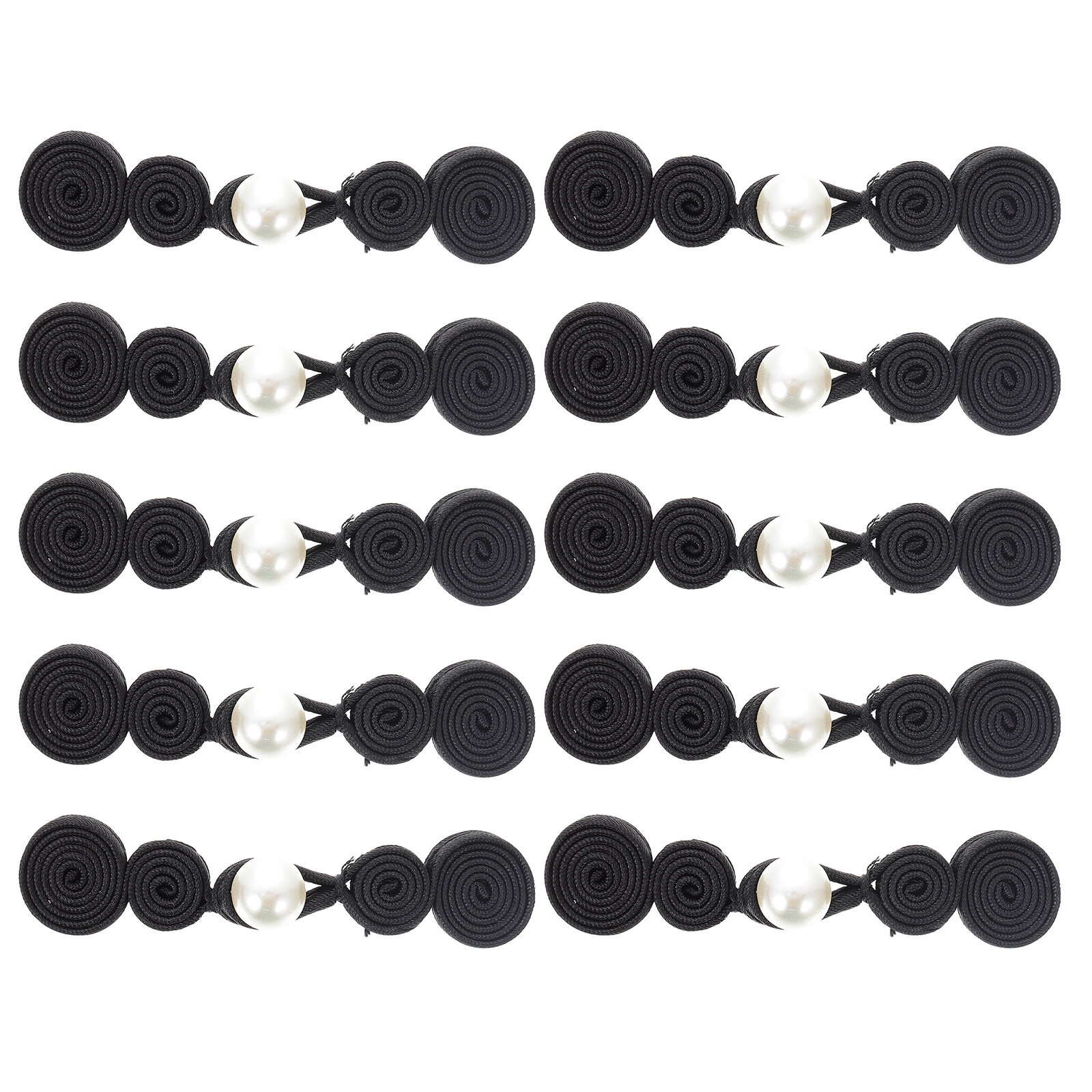 10 Pairs Cheongsam Closure Fastener Cheongsam Costume Tang Suit DIY ...