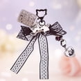 Elegant Cats Shaped Holder With Bows Design Stylish Cats Keychain ...