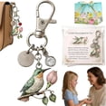 Deeceymbur Keychain Little Hummingbirds for You Sentimental Gift Mom ...