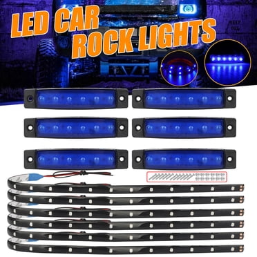 Sunpie 12 Pod RGB-W LED Rock Lights Kits for Cars, Off Road, UTV ...
