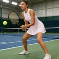 Aellinatey Sporty A Line Dress With Inner Shorts and Pockets For Tennis ...