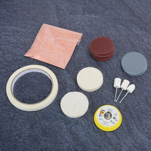 Watch Glass Polishing Set Glass Polishing Kit Glass Polishing Pad Felt ...