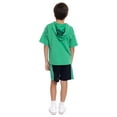 The Hulk Boys Hooded Cosplay Tee and Shorts, 2 Piece Outfit Set, Sizes ...