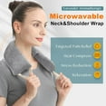 UNCN Microwavable Heating Pad for Neck, Shoulders and Back, Lavender ...