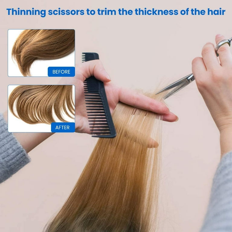 Thinning Shears Before And After