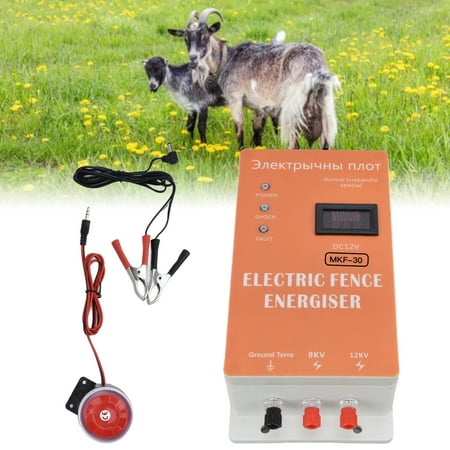 30KM Electric Fence , 8KV 12KV 7J Electric Fence , Adjustable Electric ...