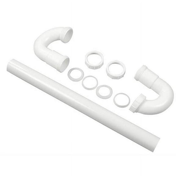 Slip Joint P-Trap, 1.25 in., Plastic for Use with Kitchen & Bathroom ...