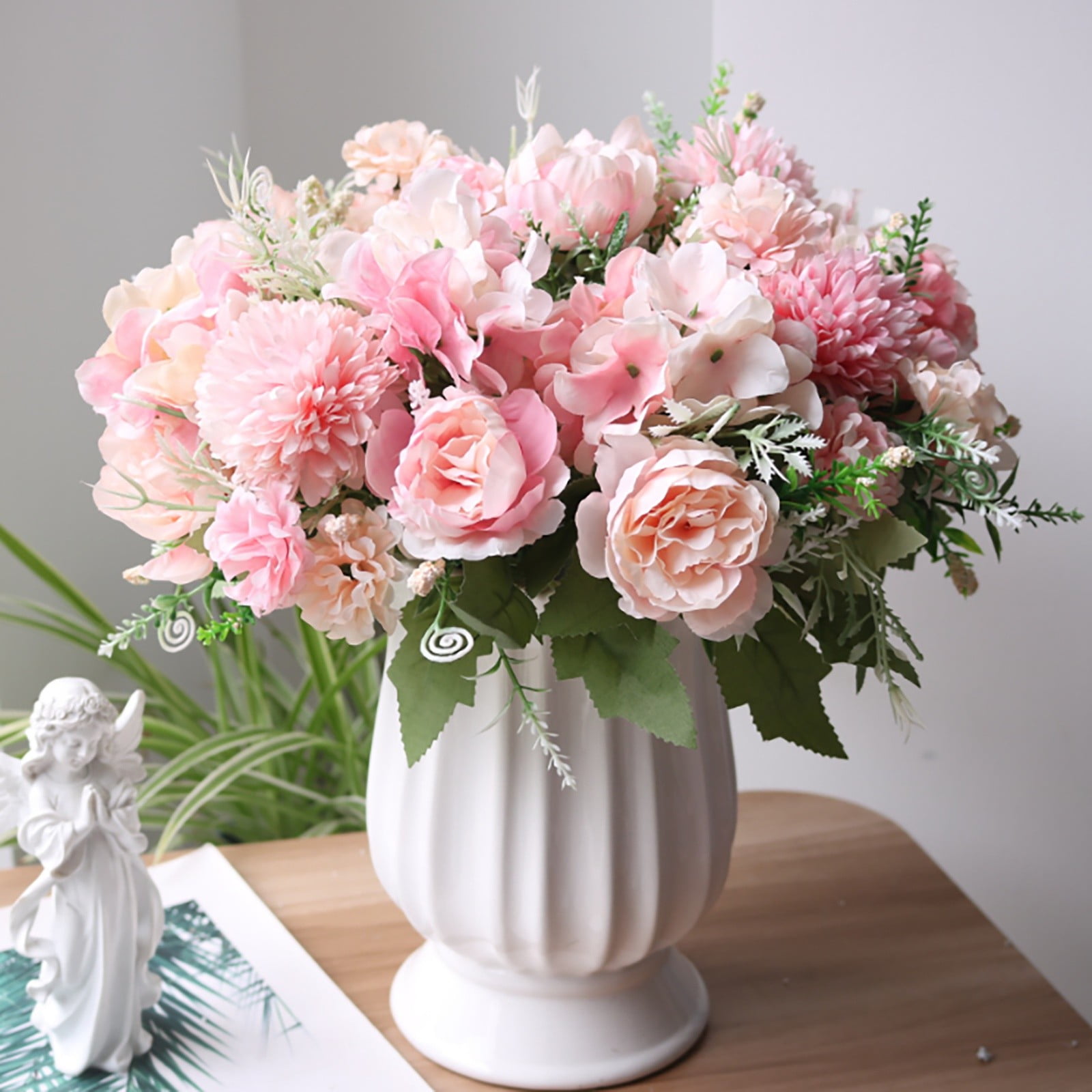 Click here for Boreal Craft Style 7 Head Peony Hydrangea Bouquet... prices
