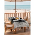 52x70 Inch Outdoor Tablecloth with Umbrella Hole Zipper Rectangle ...