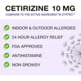 Puregen Labs 24-Hour Allergy Relief, Cetirizine 10mg 500 Tablets – 24 ...