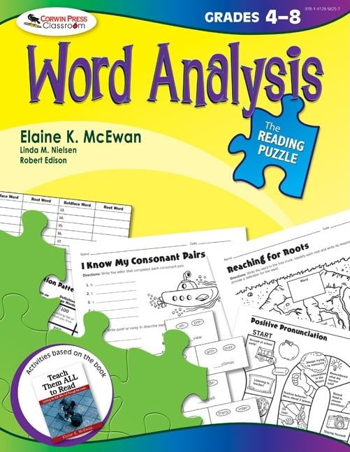Reading Puzzle: The Reading Puzzle: Word Analysis, Grades 4-8 ...