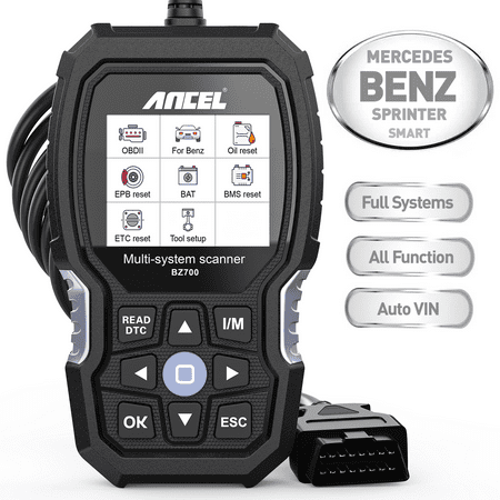 ANCEL BZ700 Professional Car Scanner for Mercedes Benz Sprinter Smart ...