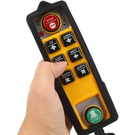 Crane remote control, hoist control, crane accessories, double handle, waterproof, acid oil ...