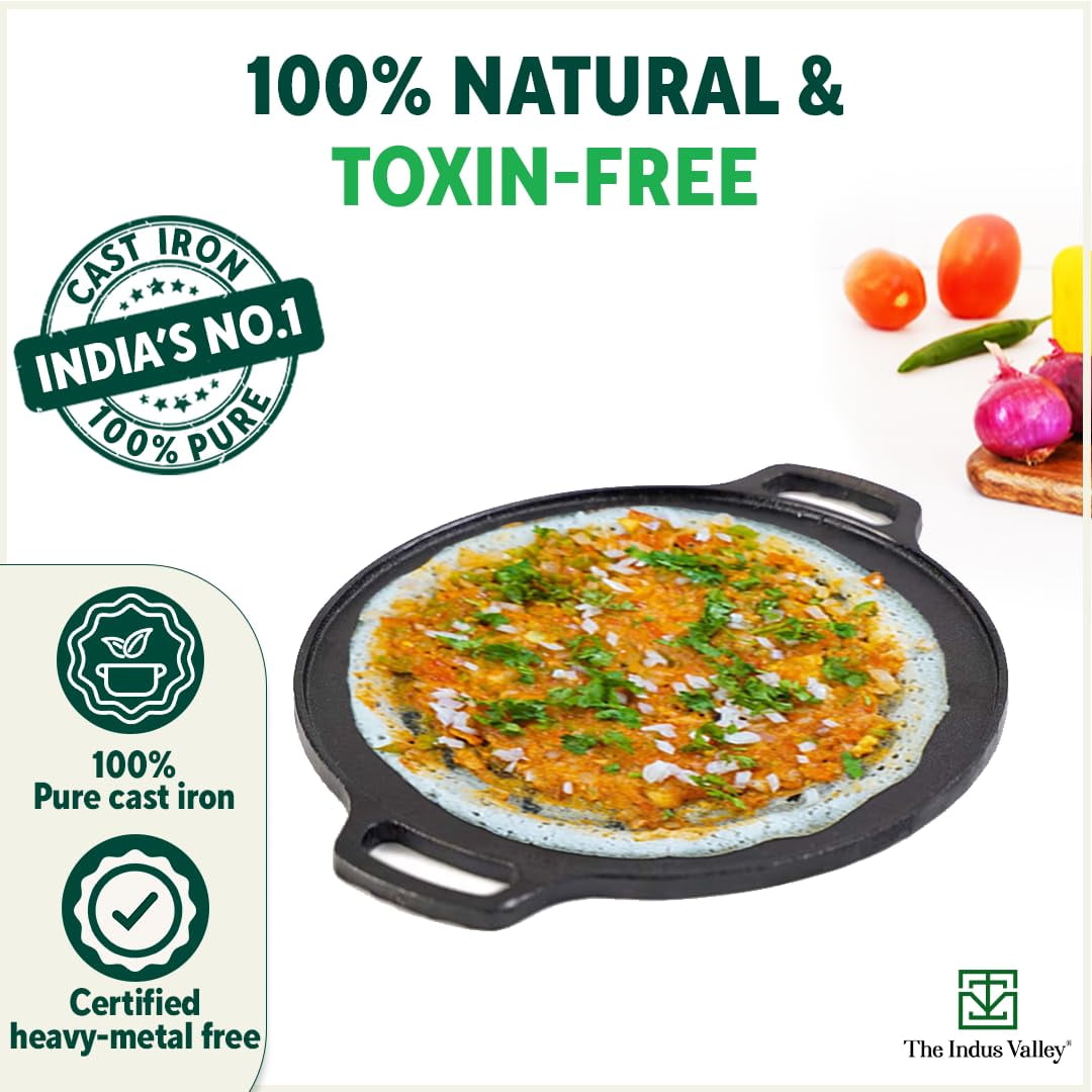 The Indus Valley Super Smooth Cast Iron Tawa/Tava Philippines | Ubuy