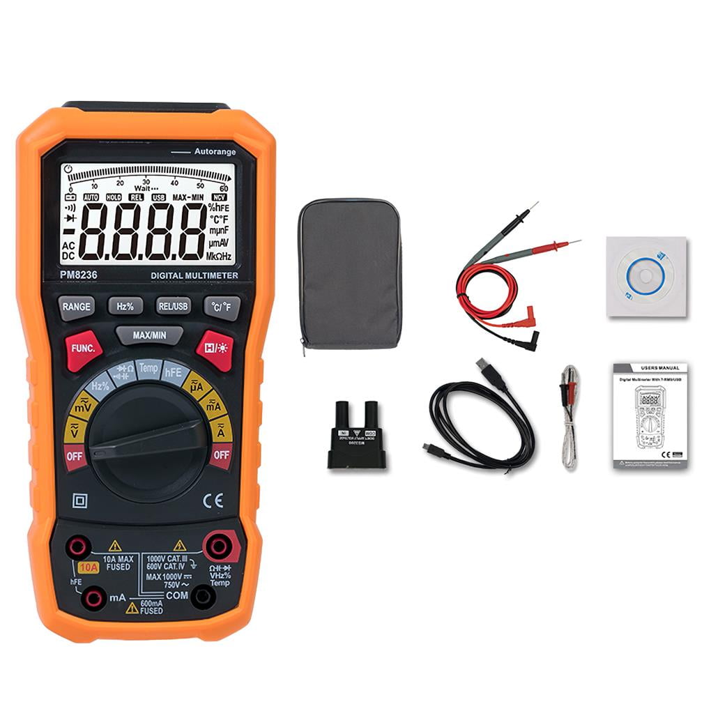Probador De Rango Automático Pm8236, Multímetro Digital Inteligente ...