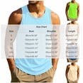 BangWanChi Man Solid Color Casual Fashion Collar Tank Top Base Layer ...