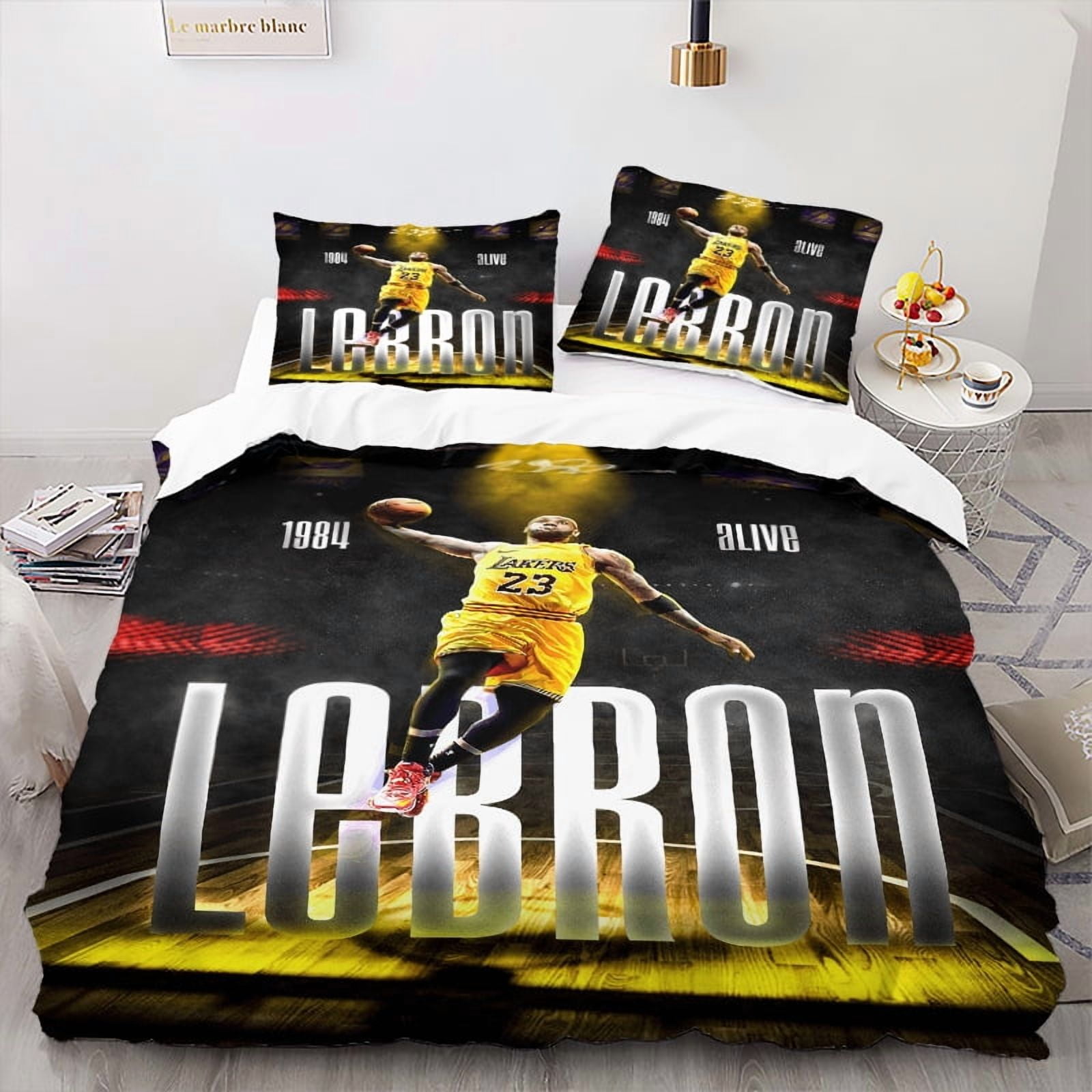 Click here for Unbranded 3d Printed Basketball Star Bedding Set 2... prices