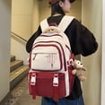 Japanese Campus Nylon Backpack Casual Travel Large Capacity Student ...