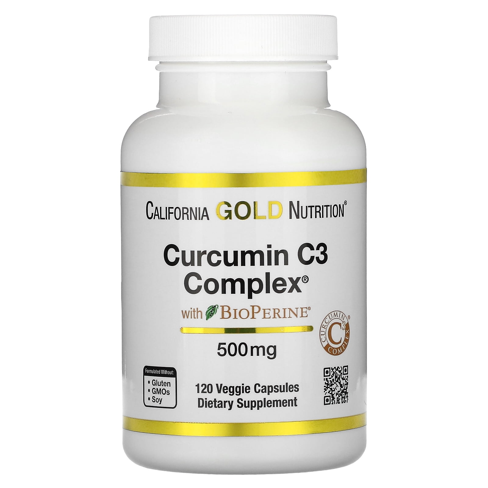 Curcumin C3 Complex from Turmeric Root with Bioperine Black Pepper ...