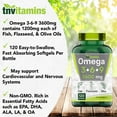 Triple Omega 3-6-9 3600mg x 120 Servings | Omega Essential Fatty Acids ...