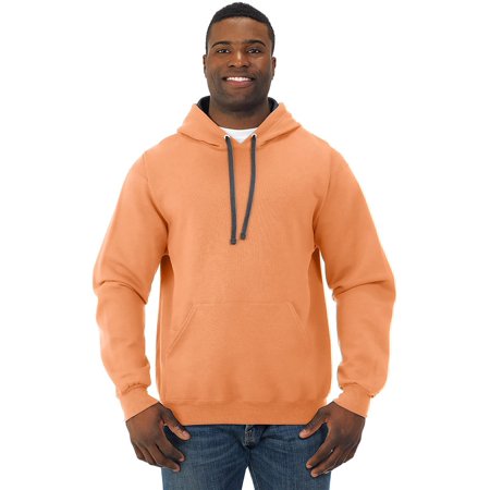 Fruit of the Loom Mens 7.2 oz. Sofspun Hooded Sweatshirt SF76R -Orange SHE -L | Walmart Canada