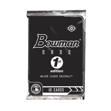 22 Topps Cards: Bowman Baseball Value Box - Walmart.com