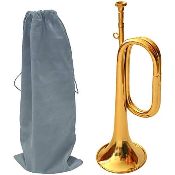 Solid Copper & Brass Bugle| US Military Cavalry Horn | Musical ...