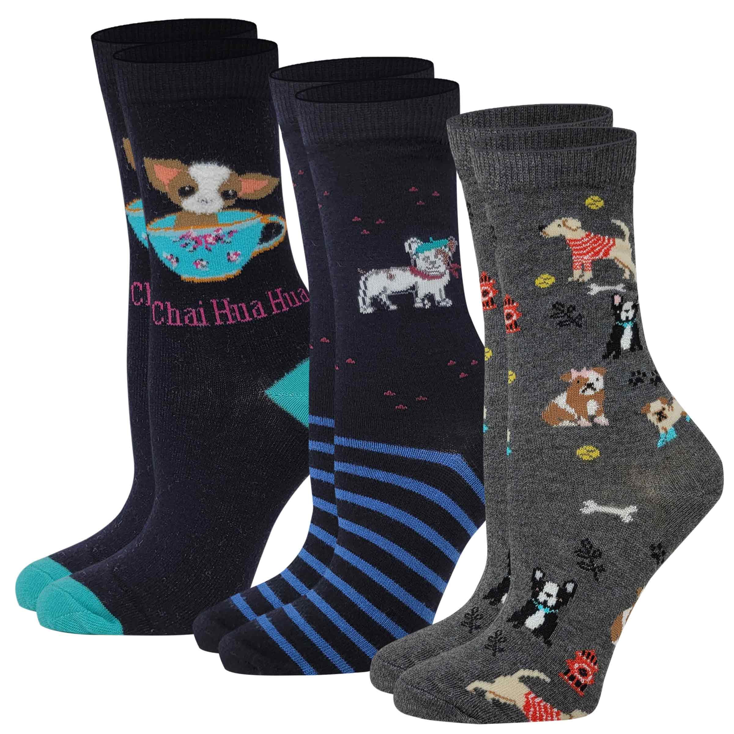 Davco Women's Novelty Socks 3 Pair Pack Set - Walmart.com